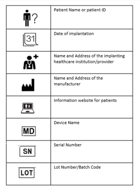 Implant Cards for Europe | OMC Medical