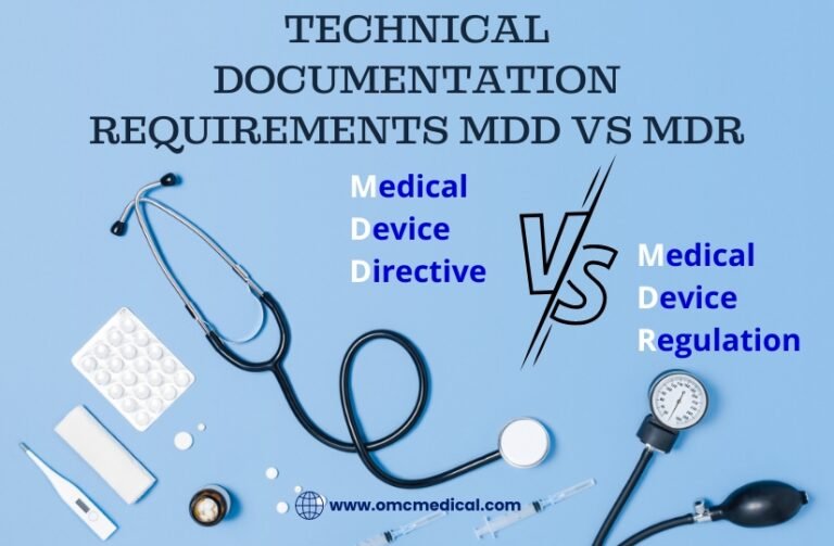 Technical Documentation Requirements MDD Vs MDR - OMC Medical